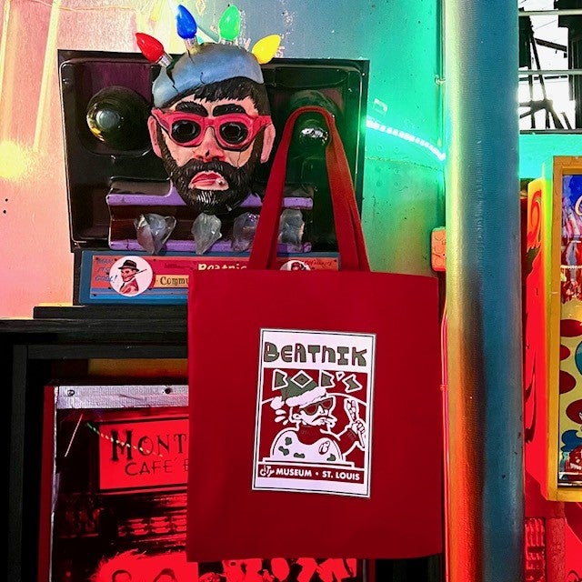 Beatnik Bob's Santa Tote Bag | City Museum