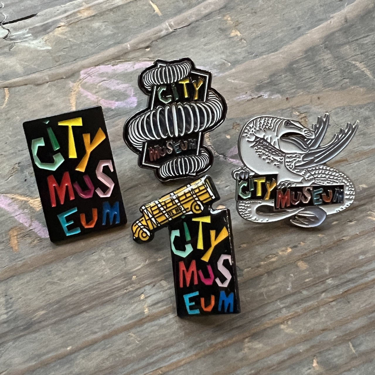 Enamel Pin-set of 4 | City Museum